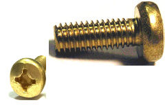 Din 7985 messing M 5x20 maskinskrue PH kryds kærv