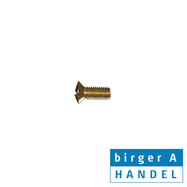 Din 964 M3 messing linsehoved maskinskrue 12 rums sortiment